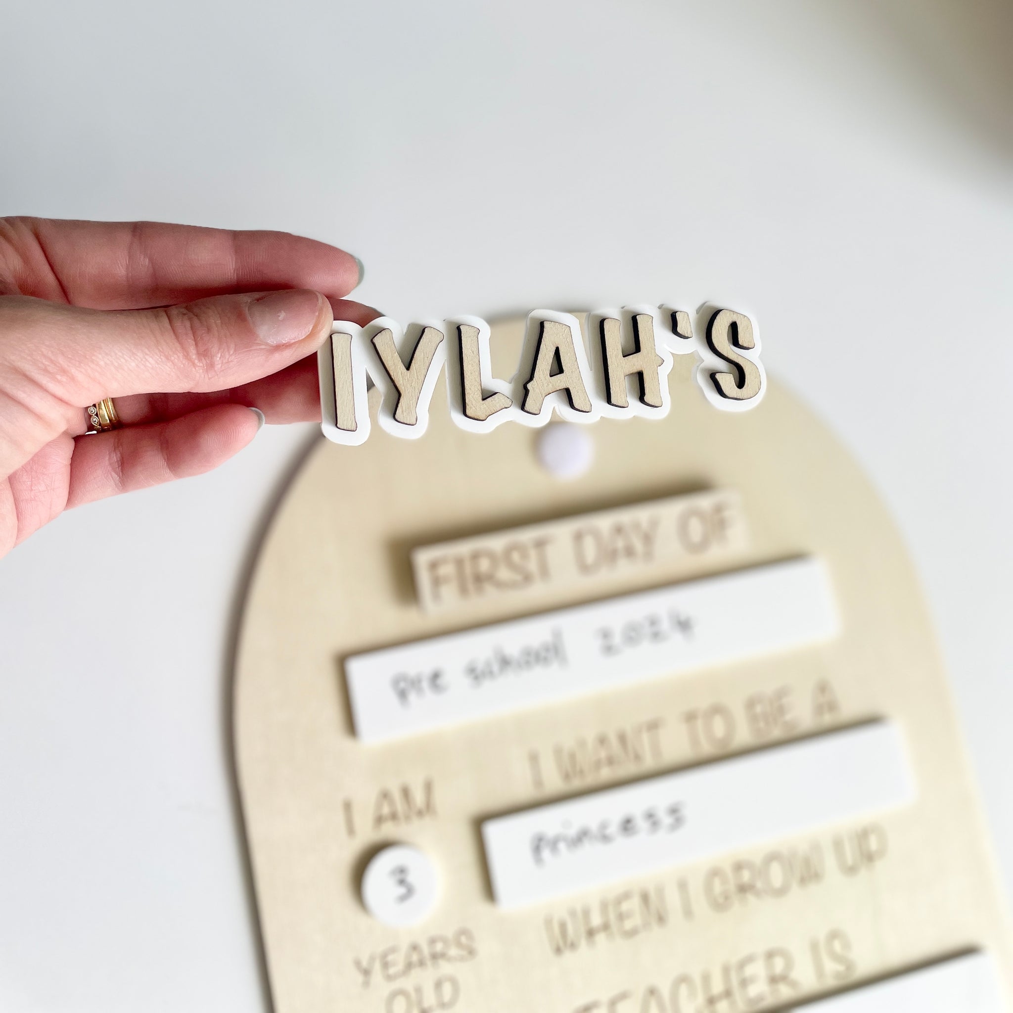 First/Last Day Board INTERCHANGEABLE – Remarkable Creations