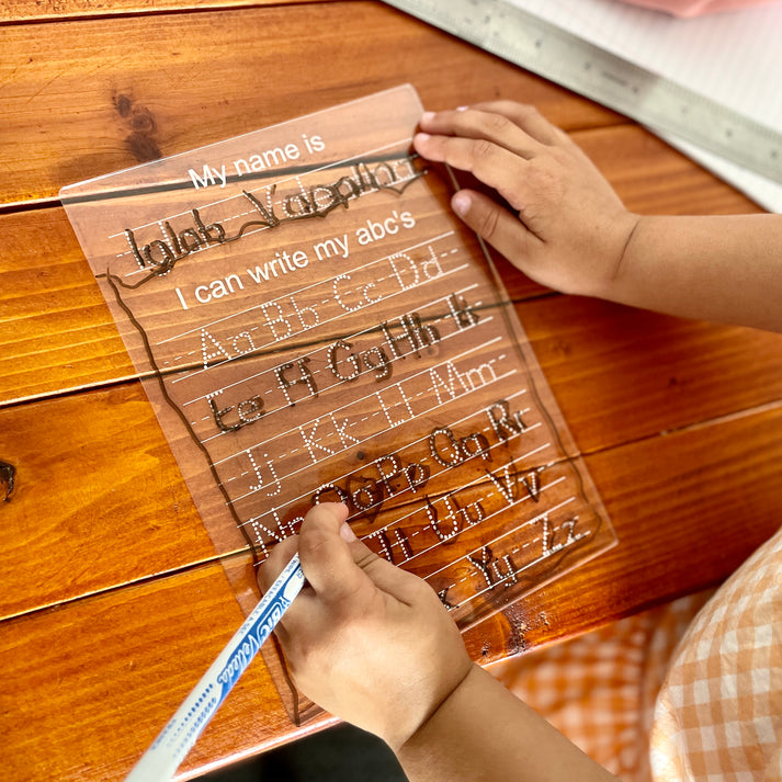 Tracing Board - I Can Write My ABC’s – Remarkable Creations