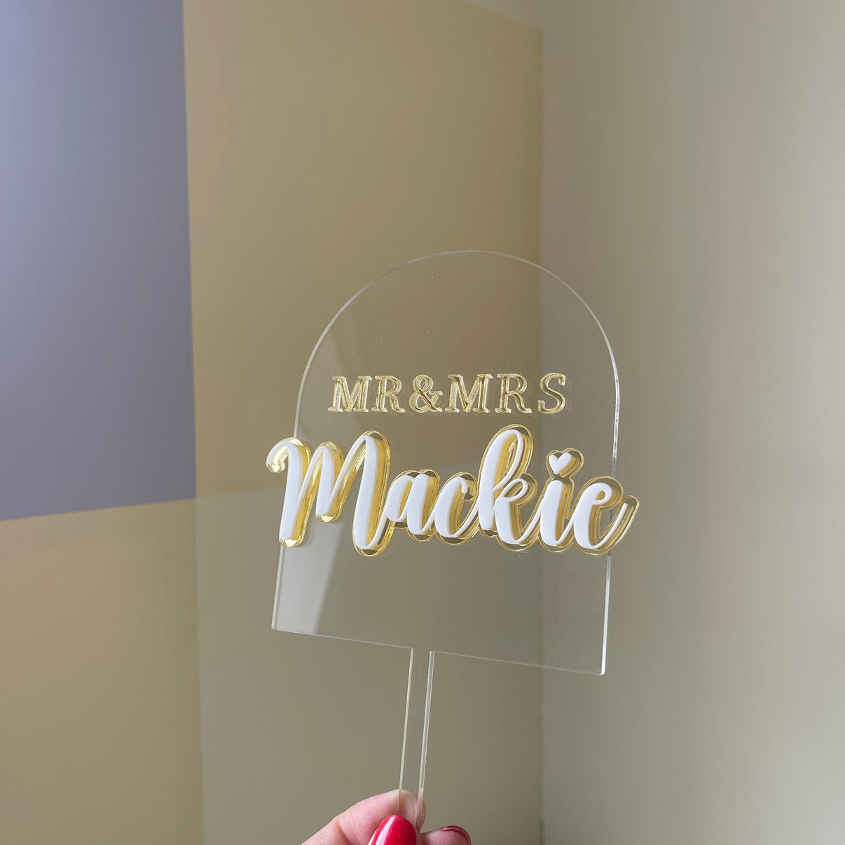 Arch Cake Topper | Triple Layer – Remarkable Creations