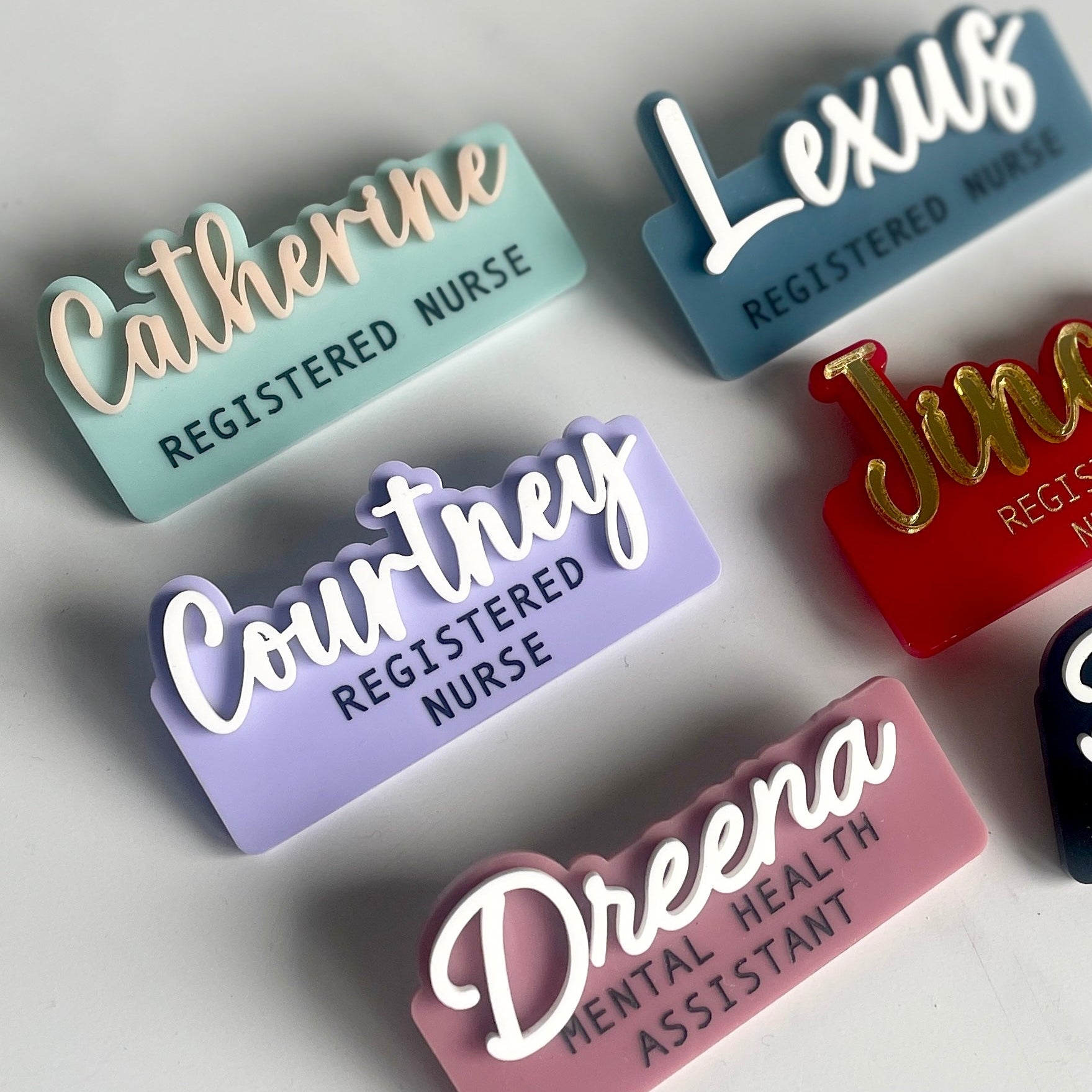Personalized Acrylic Name Badge – Remarkable Creations